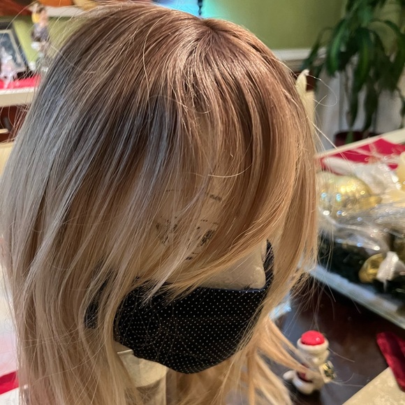 Haircube | Hair | Haircube Long Blonde Wig With Bangs And Dark Roots ...